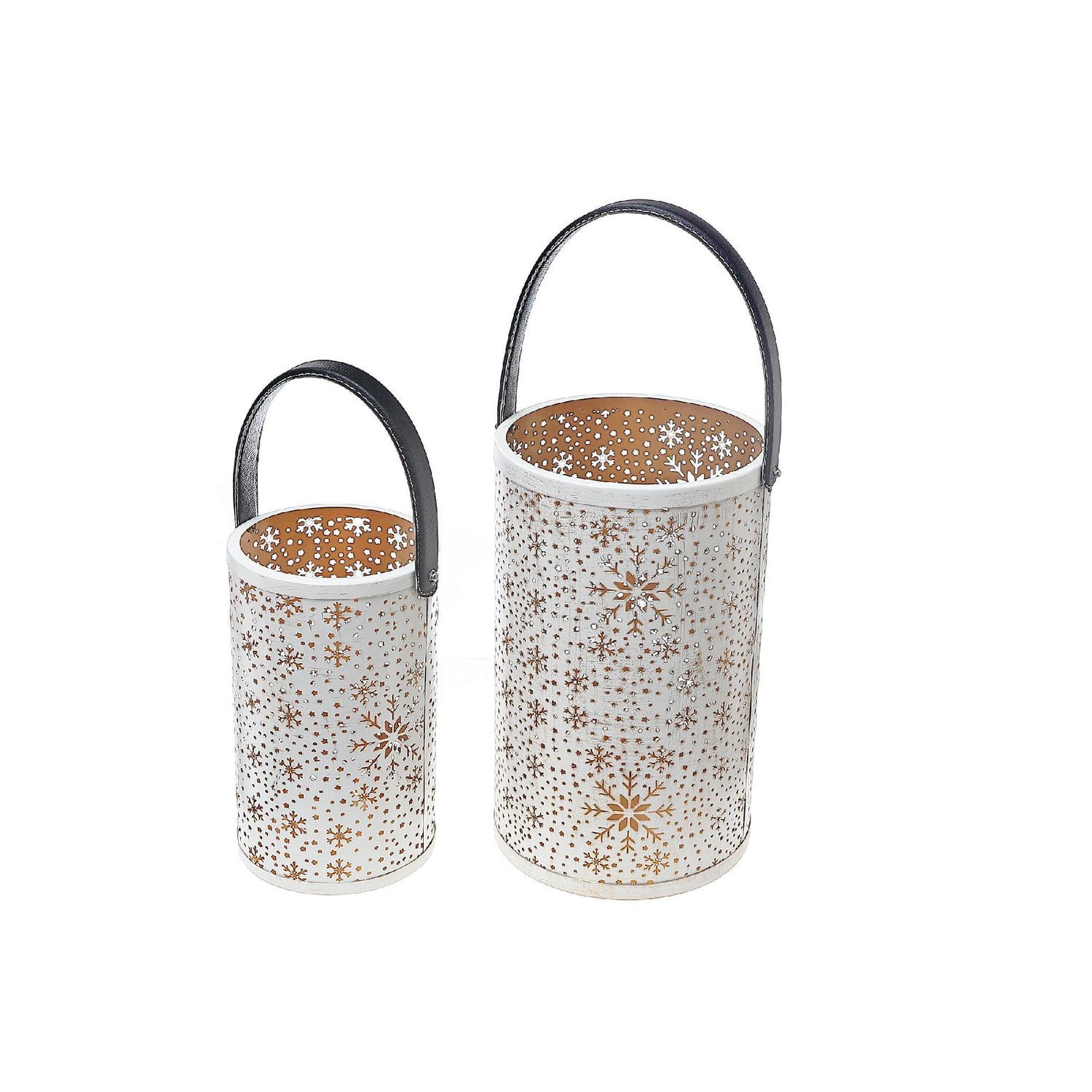 Click here for Ih Casadécor Christmas Metal Cutout Lantern Set Of... prices