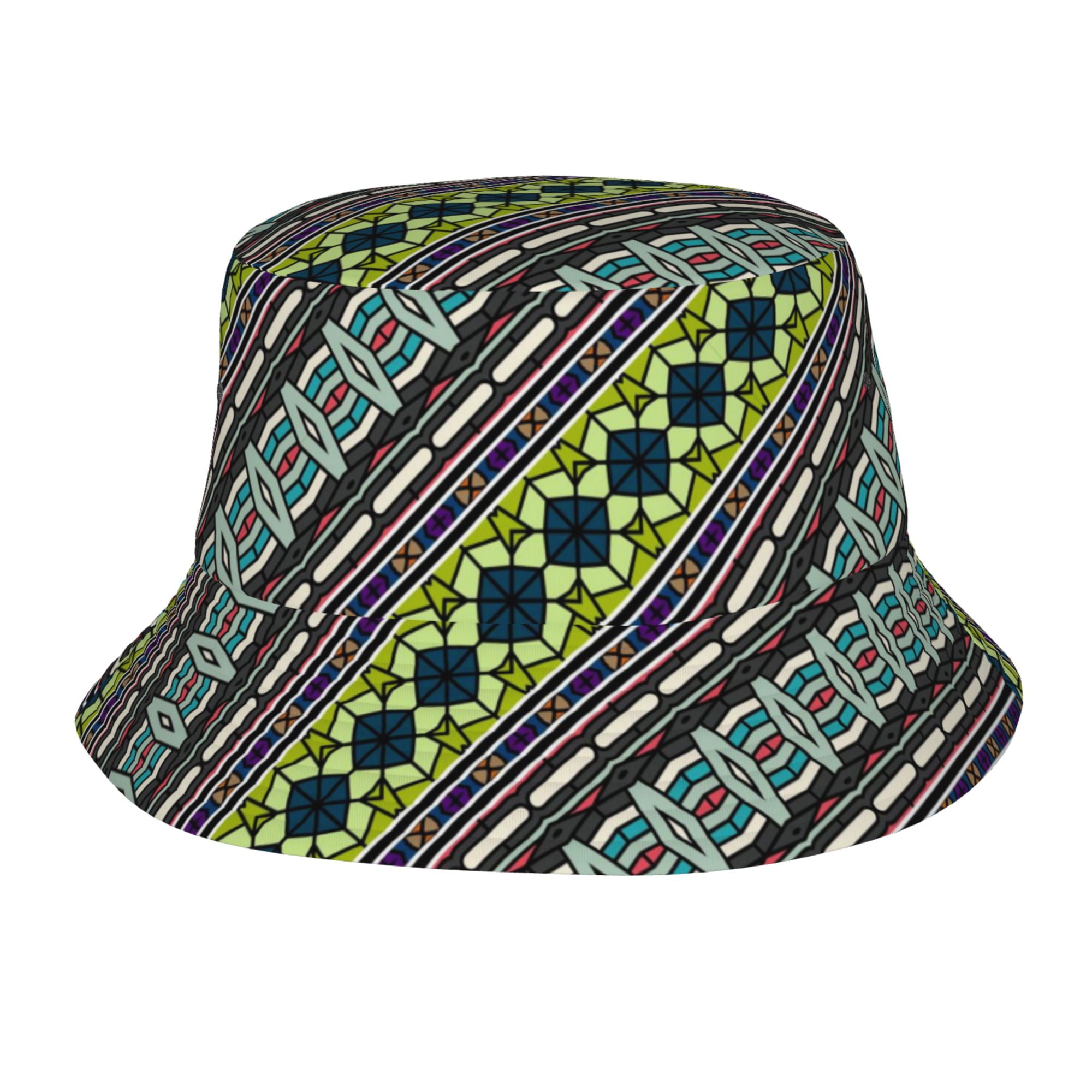 ZICANCN Green Modern Simple Texture Bucket Hat, Unisex Print Double ...
