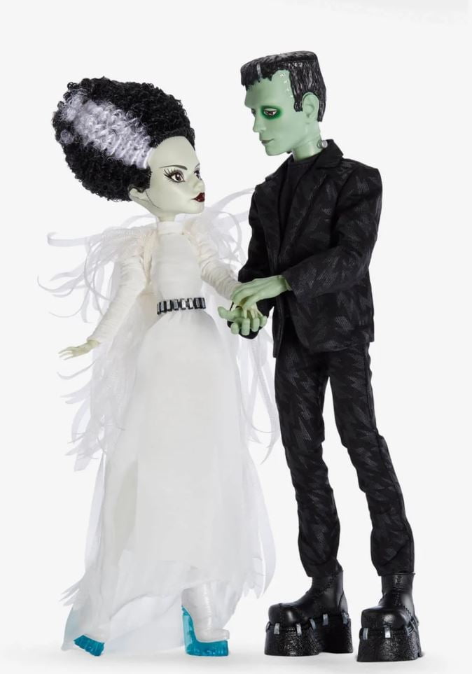 Frankenstein & Bride of Frankenstein Monster High Skullector Doll Set ...