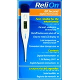 ReliOn 60 Second Digital Thermometer HSA/FSA Eligible - Walmart.com
