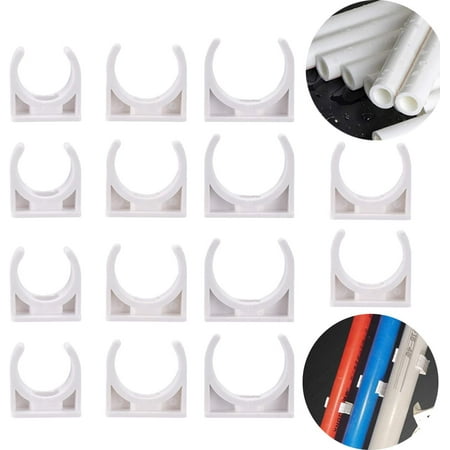 SICED 50 Pcs PVC Clamps PVC Water Supply Pipe Clamp 32mm,25mm,20mm ...