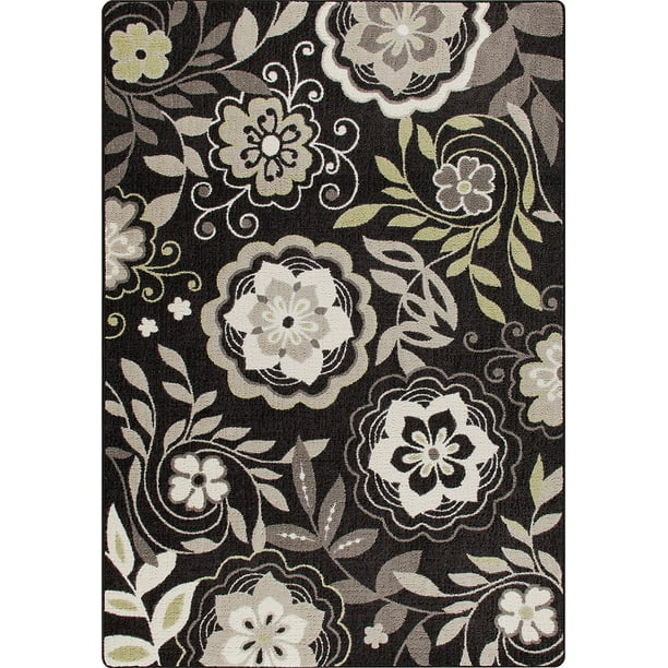Milliken Mix & Mingle Area Rug Garden Passage Night Bloom 7' 8" x 10' 9 ...