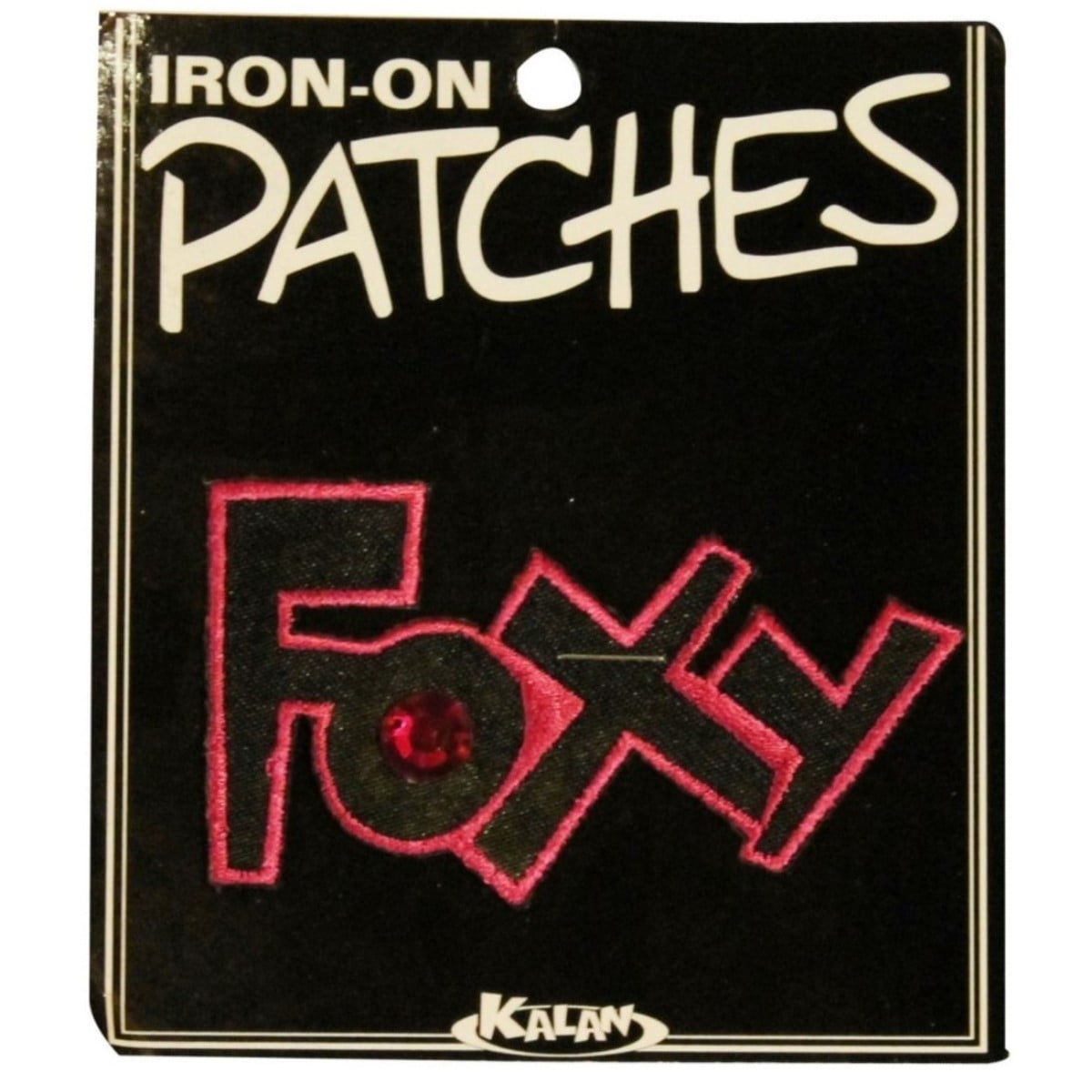 Foxy Jewel Name Tag Patch Novelty Girl Badge Symbol Embroidered Iron On ...