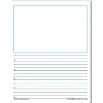 Teacher Created Resources Smart Start Story Paper, Grade 1 to 2, 5/8 ...