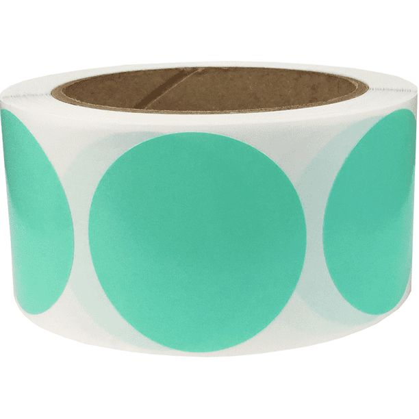 Color Coding Labels Wintergreen Round Circle Dots 2 Inch 500 Total ...