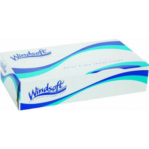 Nova 2-Ply Facial Tissues, 7" x 7.5" Sheets, White, 30 Boxes (NOVA2 ...