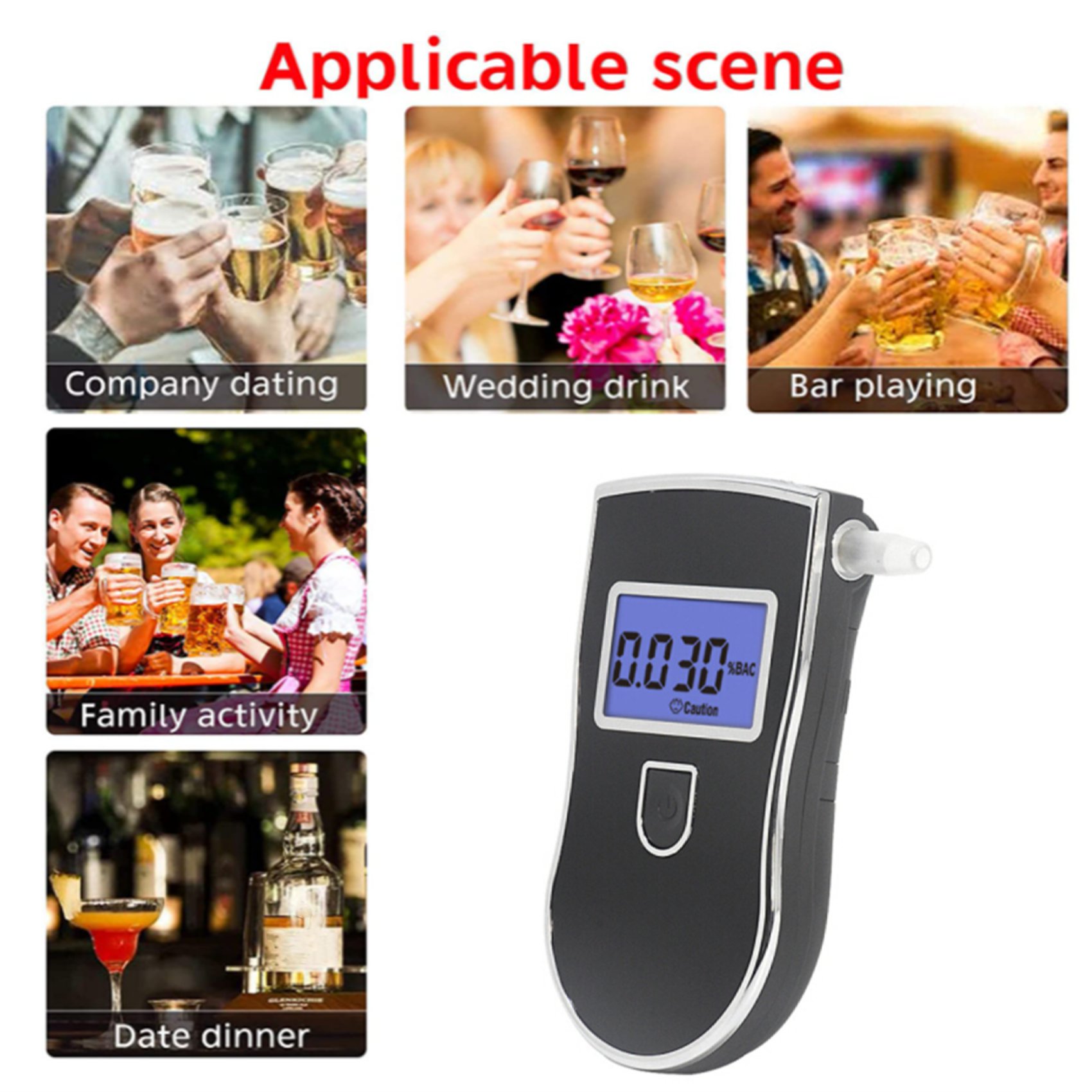 Buy Limnyves Portable Digital Breath Tester,-Grade Accuracy Portable ...