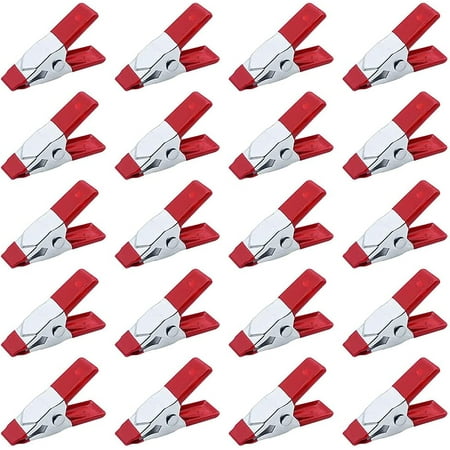 Surrme 20 Pieces 2 Inch Metal Spring Clips, Small Metal Spring Clips ...
