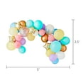 Pastel/Gold Foil Balloon Garland, 49 Pieces, by Way To Celebrate ...