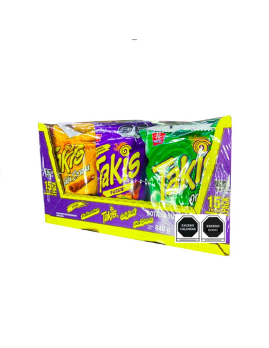 Pack de 7 Fritura Barcel Takis 15/62 gr Barcel 62 gr | Walmart en línea