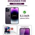 2 Pack Privacy Screen Protector for iPhone 16e 2025 Tempered Glass 6 ...