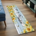 Area Rug 24×72in, You Are My Sunshine Words on Board Floor Carpet ...