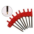 T5-T6 T7 T8 T9 T15-T20 Plum Shaped Red Flag Wrench Standard for-CNC ...