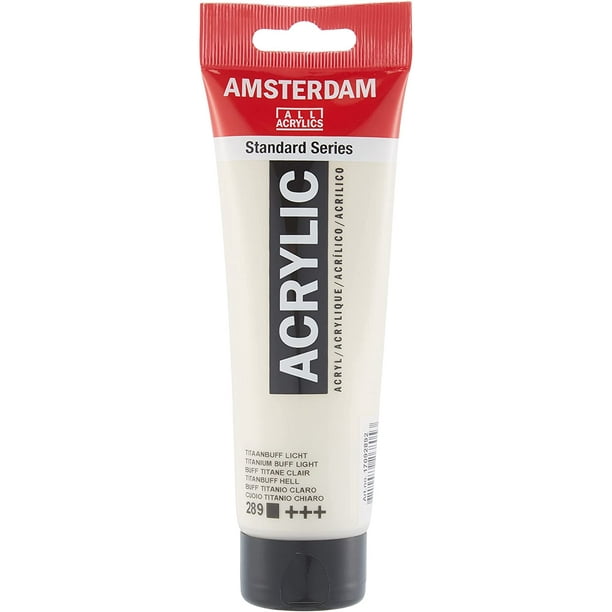 Amsterdam 120 ml Acrylics Color Tube - Titanium Buff Light - Walmart.com