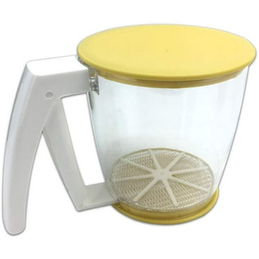 Scoop and Sift Flour Sifter in White/Blue - Walmart.com