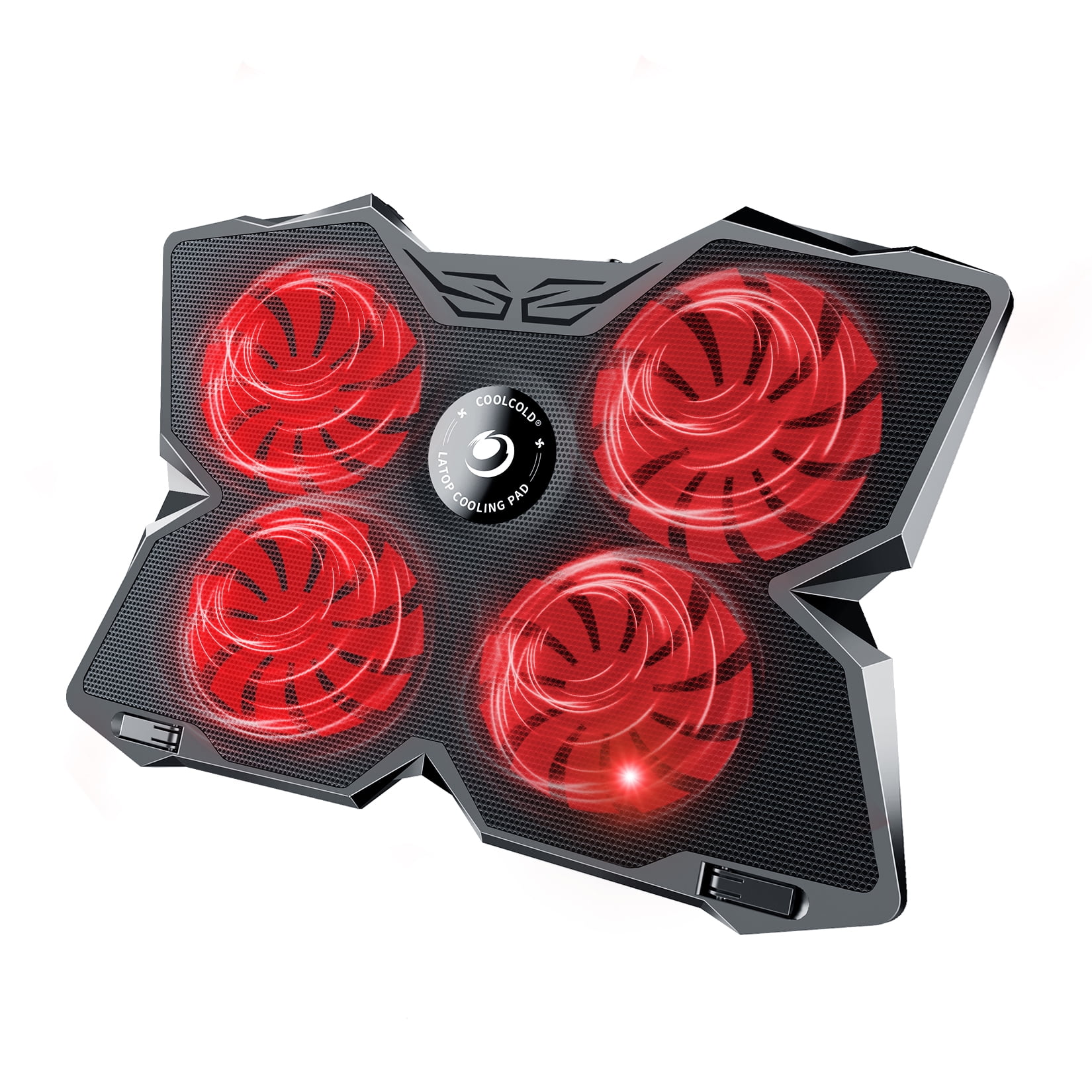 COOLCOLD Laptop Cooling Pad,Laptop Cooler for 12"-17.3" Laptops, Laptop ...