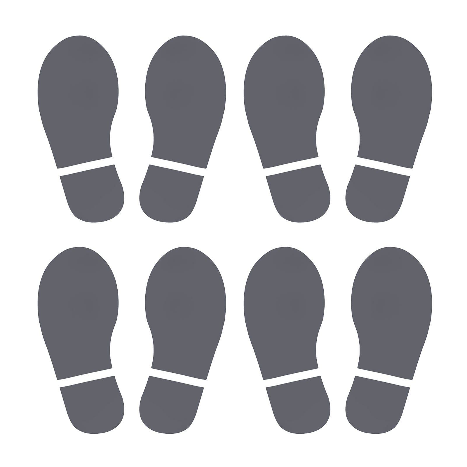 5.9x2.5" Footprints Floor Stickers Footprint Wall Stair Decal Sticker ...