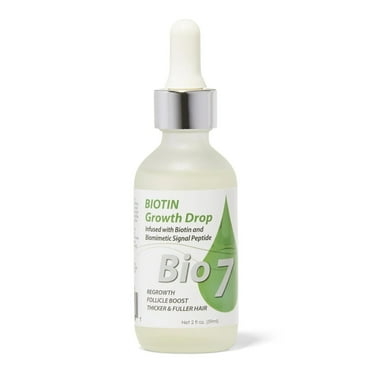 By Natures Bio 7 Biotin Growth Drop, 2 Oz. - Walmart.com