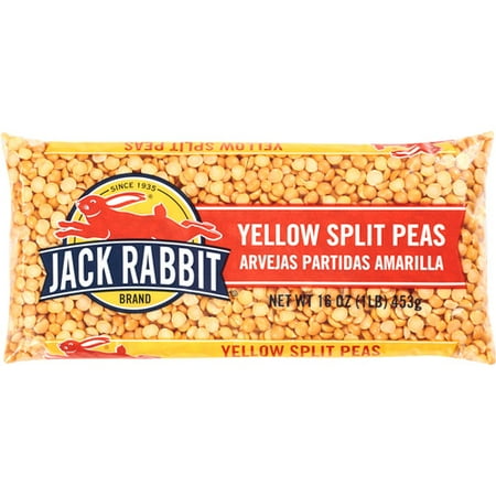 Jack Rabbit Brand Yellow Split Peas, 16 oz - Walmart.com