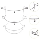 menolana Crown Stand 3 Layer Bracket Metal Headband Display Stand for ...