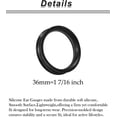 10G-50mm Extra Soft Silicone Gauges for Ears Flexible Ear Skin Tunnels ...