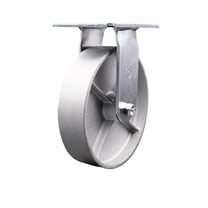 4 Inch Heavy Duty Top Plate Rubber on Aluminum Swivel Caster with Ball ...