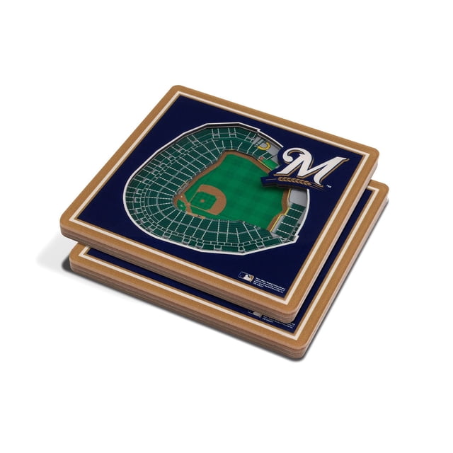 YouTheFan MLB 3D Stadium View Coasters, Assorted Teams - Samsclub.com