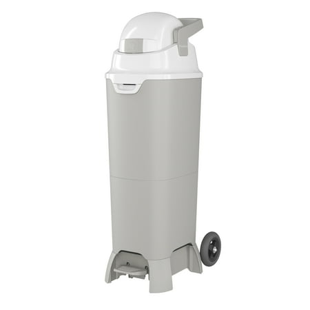 Foundations Premium Hands-Free Tall Diaper Pail with Wheels | Walmart ...
