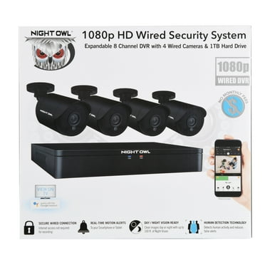 Night Owl Security Camera System, 10 Channel Wi-Fi NVR with 1TB Hard ...