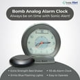 Sonic Alert - Sonic Boom Alarm Clock with Night Light, Vibrating ...