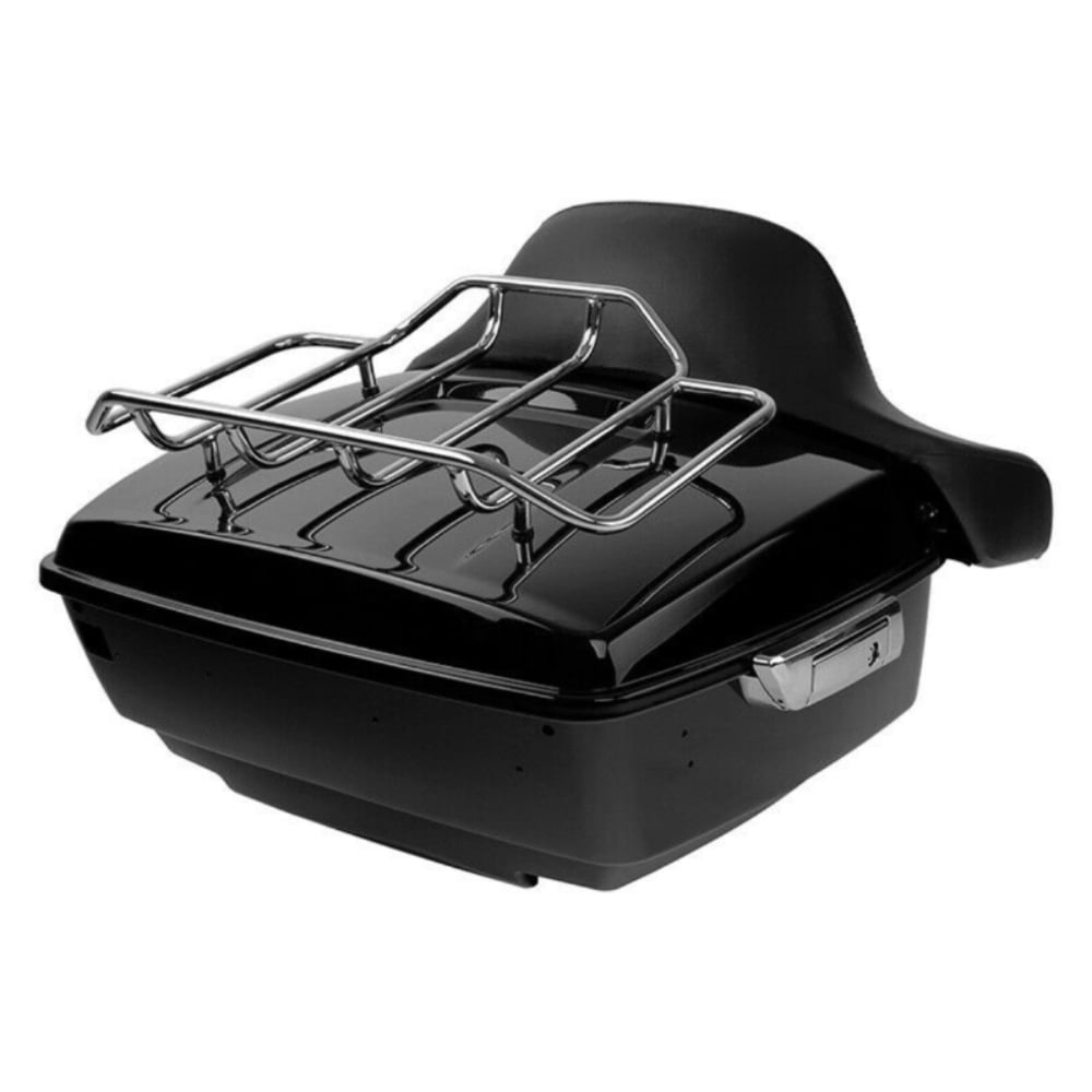 Pack Trunk Backrest Pad Mount Rack For 08-16 Fatboy 10-16 Fatboy Lo ...