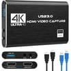 DIGITNOW 4K HDMI Video Capture Card, USB 3.0 Full HD 1080P for Game ...
