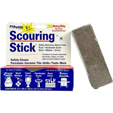 Pumie Heavy Duty Pumice Cleaning Stone Scouring Stick for Sink, 5.25x1 ...