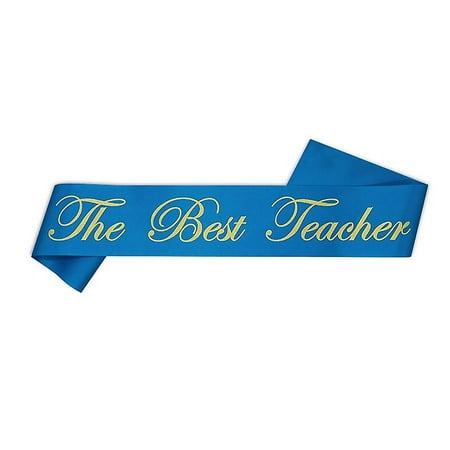 Best Teacher Graduation Sash Selempang Teacher's Day Satin Sash Festive ...