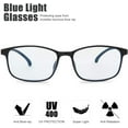 SUWU Kids Blue Light Blocking Glasses, Flexible TR-90 Frame, Anti-Glare ...
