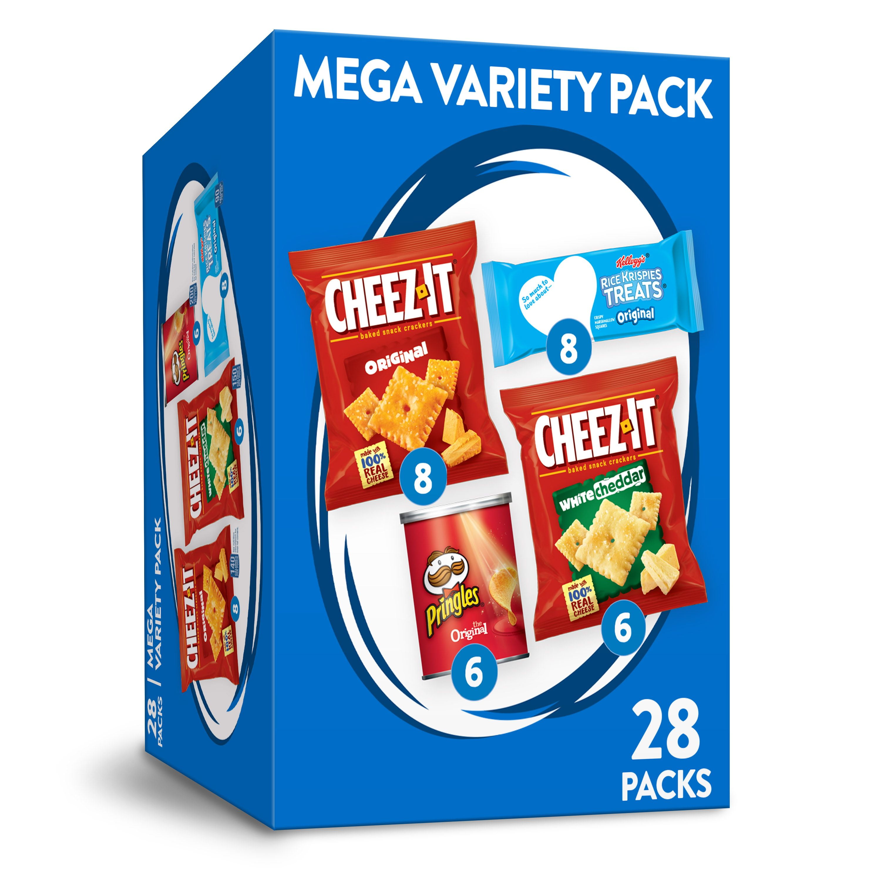 Kelloggs Mega Variety Pack Snacks Crackers Bars Chips 28ct 28 1oz
