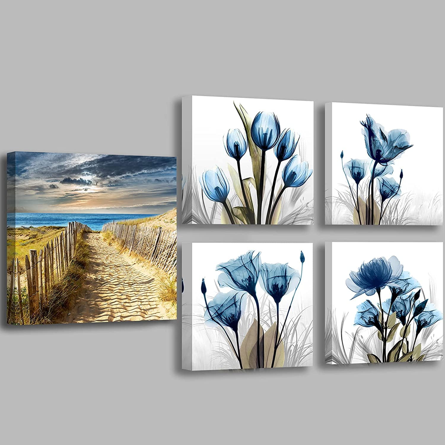Simple Flower Canvas Paintings
