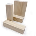 4 Inch Craft Style Basswood Carving Blocks, Unfinished Wood for ...