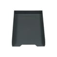 JAM Paper AM Paper Stackable Front Loading Letter Tray Letter Size Gray ...
