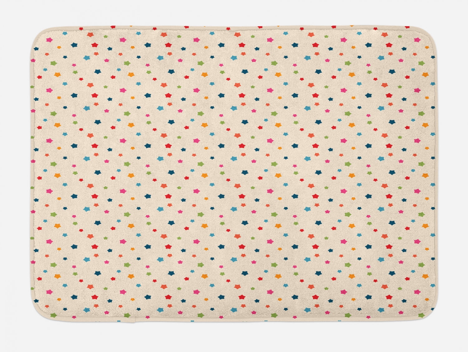 Modern Bath Mat, Modern Stylish Stars Texture Print in Various Sizes ...