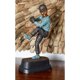DecMode Traditional Resin Pitching Baseball Player Sculpture, Brown ...