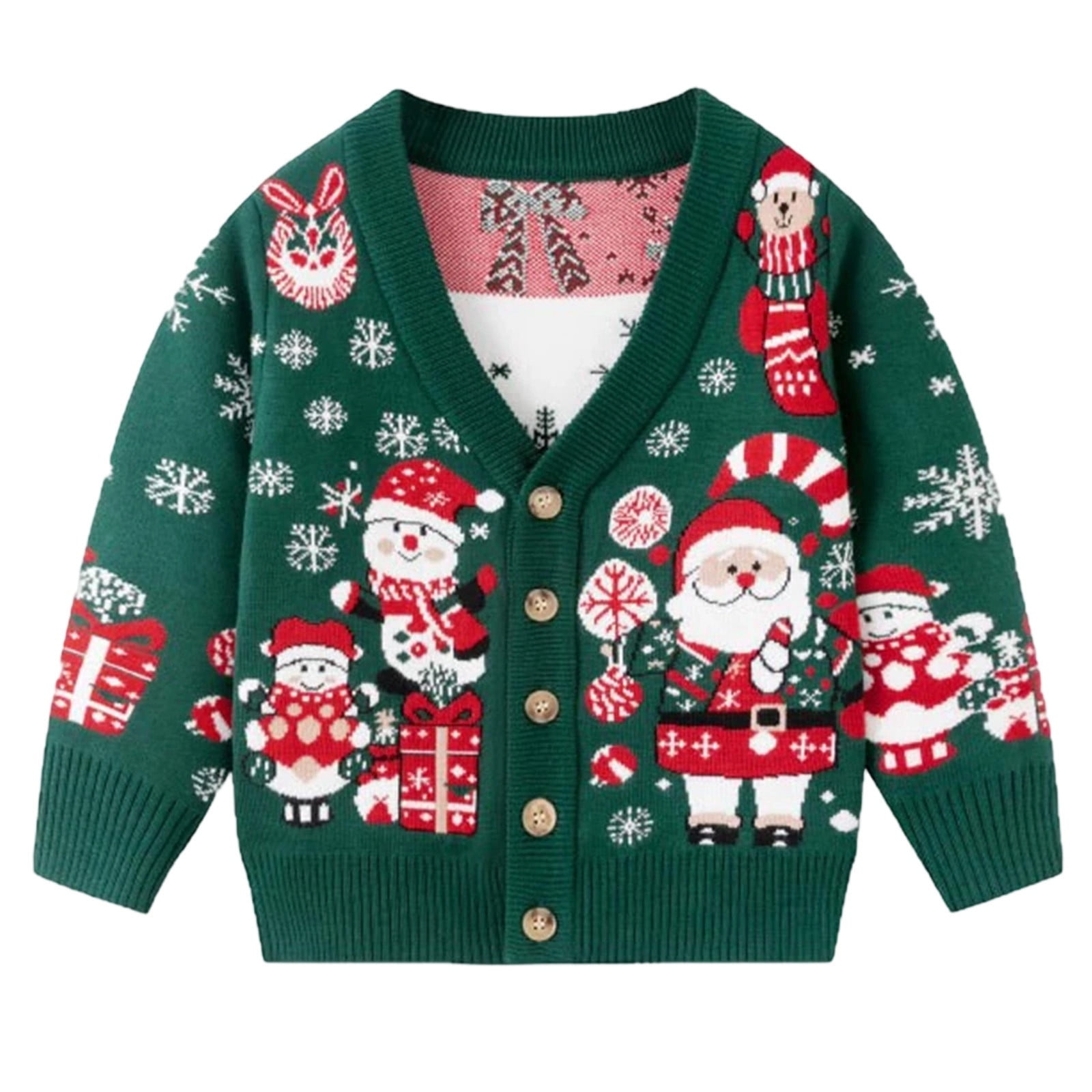 Click here for Sgmvnu Girls Boys Christmas Knit Cardigan Sweaters... prices