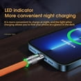 Luniquz 120W 6A 3 in 1 Type C USB Cable Fast Charging for iPhone Micro ...