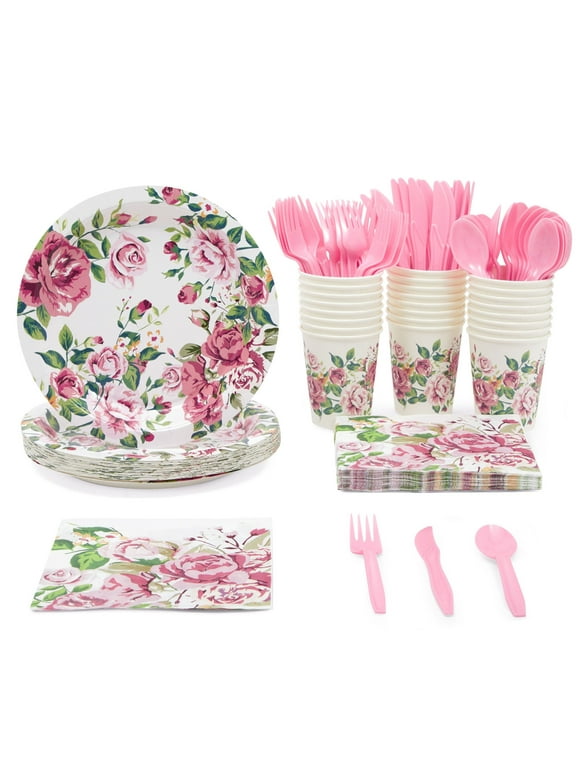 Tea Party Tableware in Tea Party Party Supplies - Walmart.com