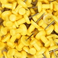 JAM Paper Yellow Push Pins, 200 Count, 2/Pack - Walmart.com
