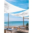 Abstract Ink Sun Shade Sail 8'X10' Black Ink Splatter Bubbles Drops UV ...