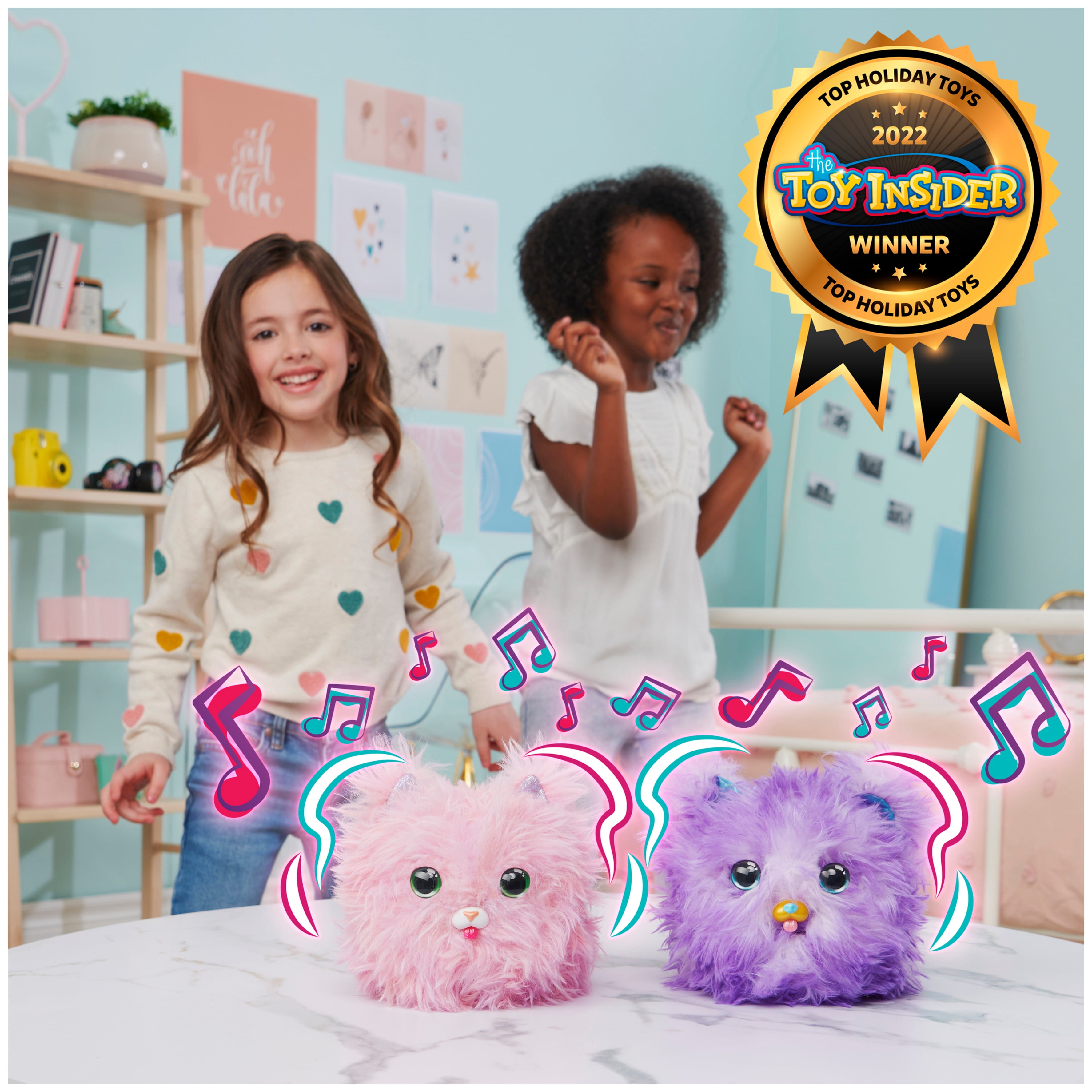 Buy What the Fluff, Purr ‘n Fluff Interactive Pet, 100+ Sounds ...