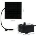 Sunnydaze 40 GPH Solar Pump for Outdoor Fountains with 20" Lift ...