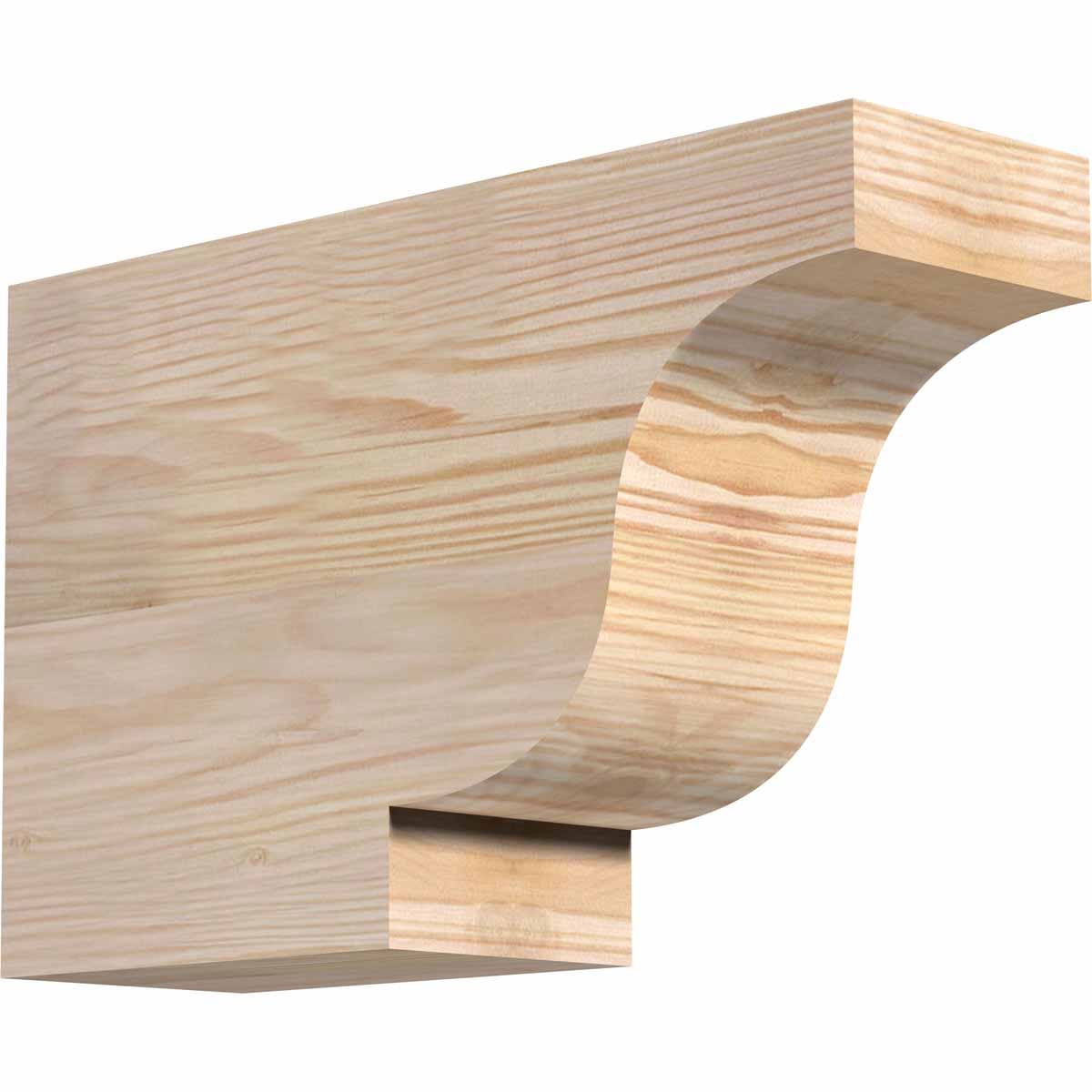 3 1/2"W x 8"H x 12"L Newport Smooth Rafter Tail, Douglas Fir - Walmart.com