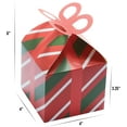 Prextex 24 Assorted 3D Christmas Gift Boxes Holiday Goodie Paper Boxes ...
